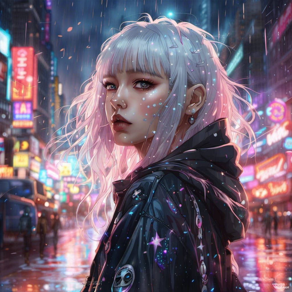 In the streets of Seoul... - AI Generated Artwork - NightCafe Creator