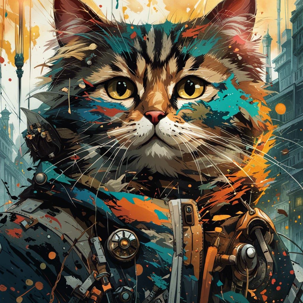 Cute cat - AI Generated Artwork - NightCafe Creator