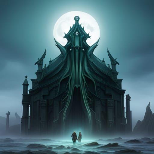 The House of Cthulhu by Per - AI Generated Artwork - NightCafe Creator