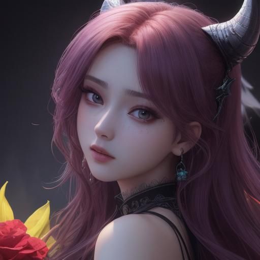 Demon Princess - AI Generated Artwork - NightCafe Creator