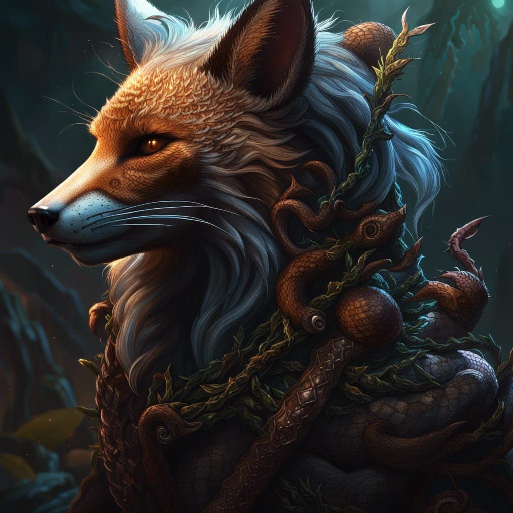 a magic fox - AI Generated Artwork - NightCafe Creator