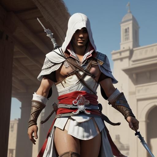 Bayek Assassins Creed less dreesed - AI Generated Artwork - NightCafe Creator