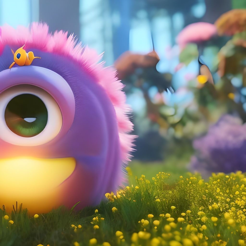 Pixies Pets - Fuzzy Friend - AI Generated Artwork - NightCafe Creator