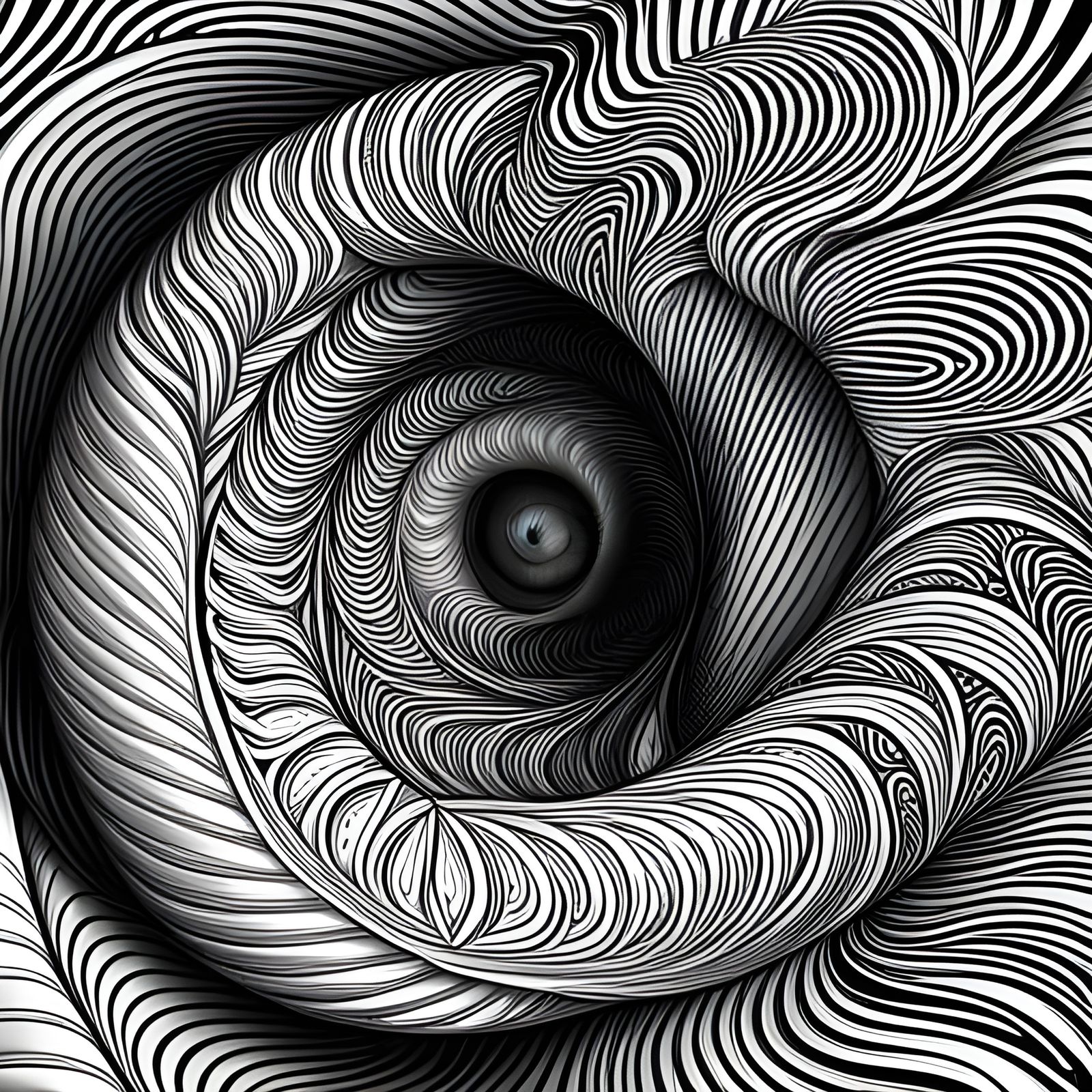 fractal and factor based dual ouroboros infinity - AI Generated Artwork - NightCafe Creator