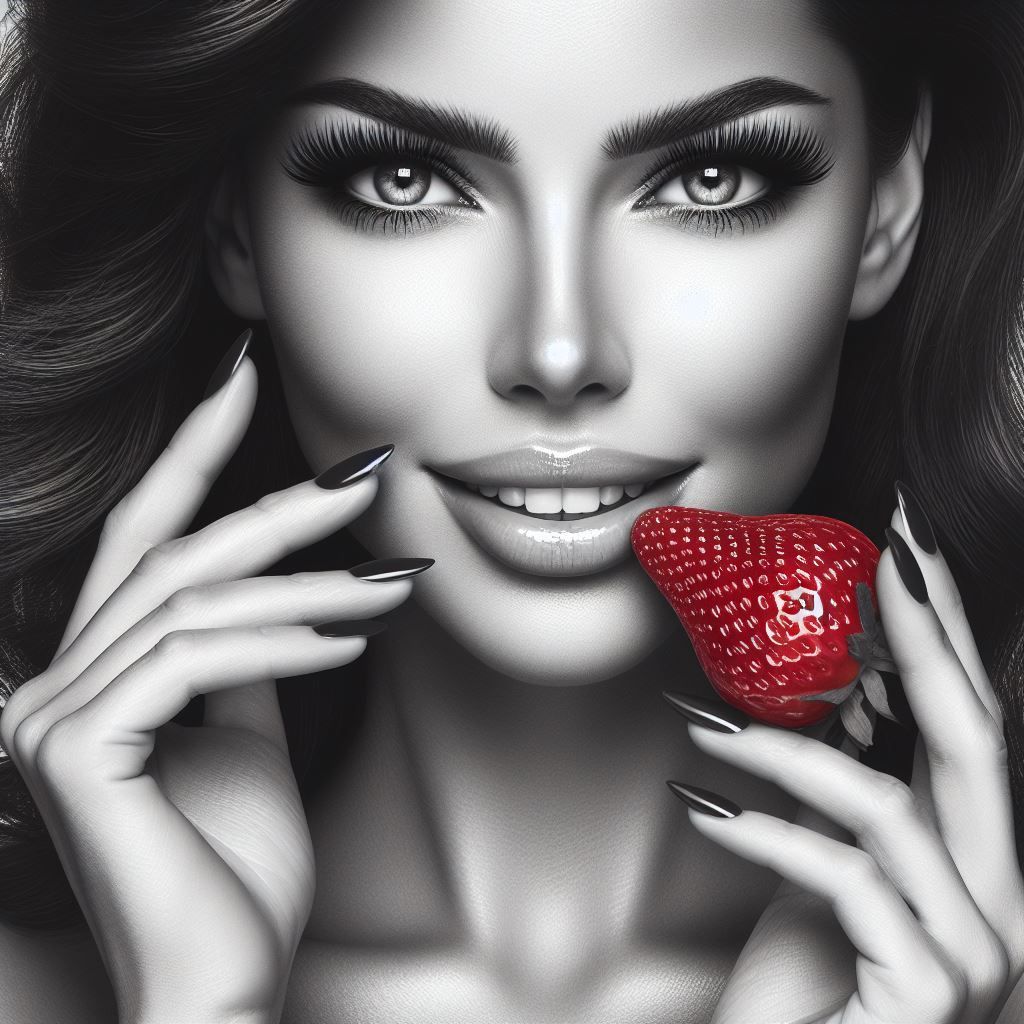 Portrait in selective color - 3 - AI Generated Artwork - NightCafe Creator