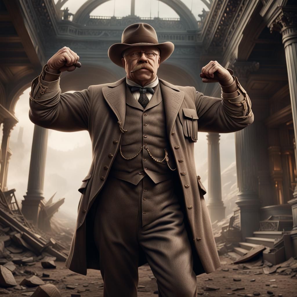 Teddy Roosevelt - AI Generated Artwork - NightCafe Creator