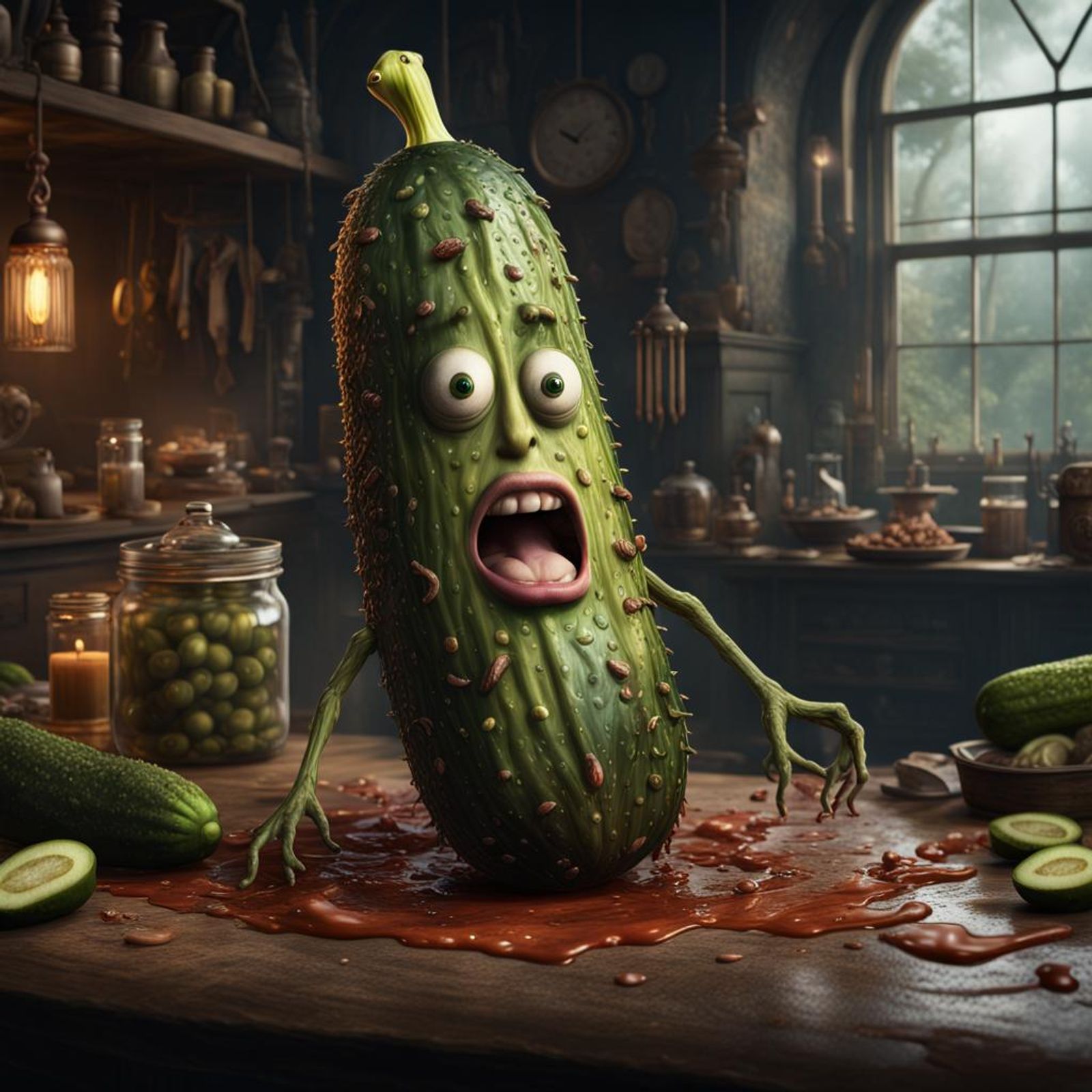 Just A Pickle - AI Generated Artwork - NightCafe Creator