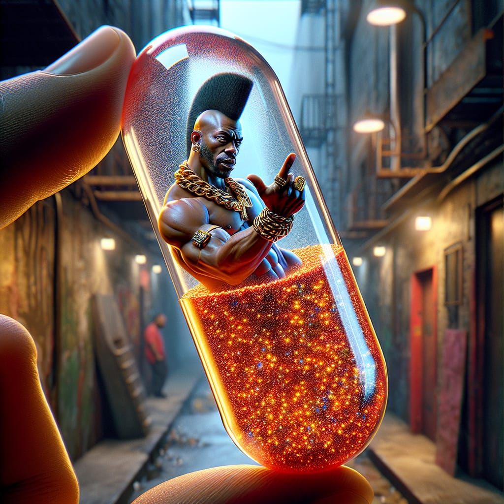 Brawn-in-a-Capsule - AI Generated Artwork - NightCafe Creator