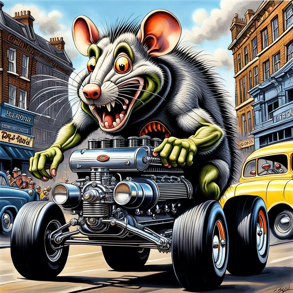 Ratfink for 2024 - AI Generated Artwork - NightCafe Creator