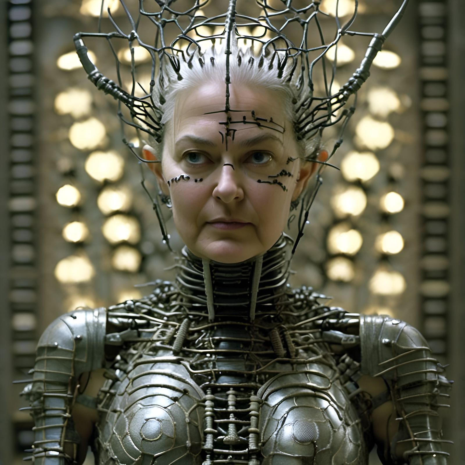 Douches of horror looking straight at you with serious and determined ...