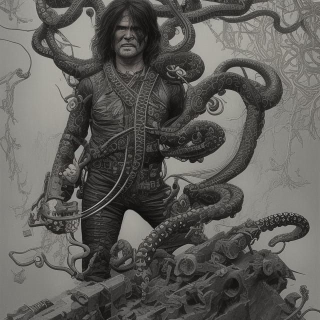 Snake Plissken - in glorious Technicolour. in the style of greg ...