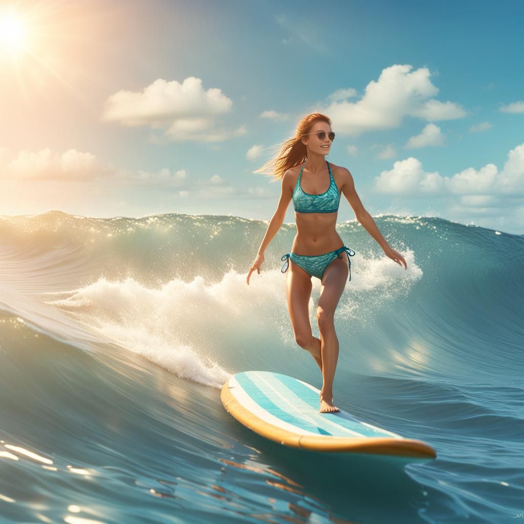 Surf - AI Generated Artwork - NightCafe Creator