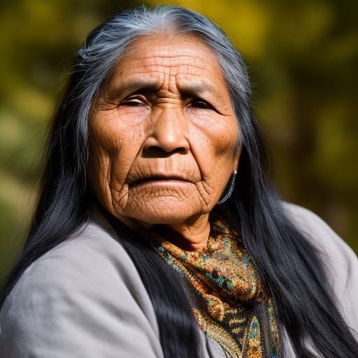 Native Woman - AI Generated Artwork - NightCafe Creator