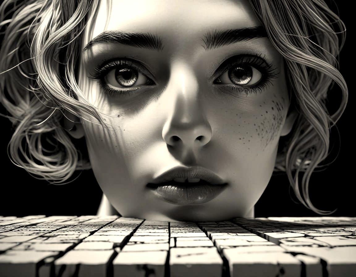 Hyper-Realistic, Distressed Mosaic of Human Faces ... - AI Art