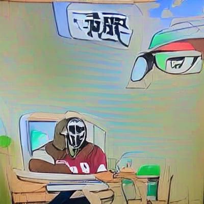 MF DOOM anime - AI Generated Artwork - NightCafe Creator