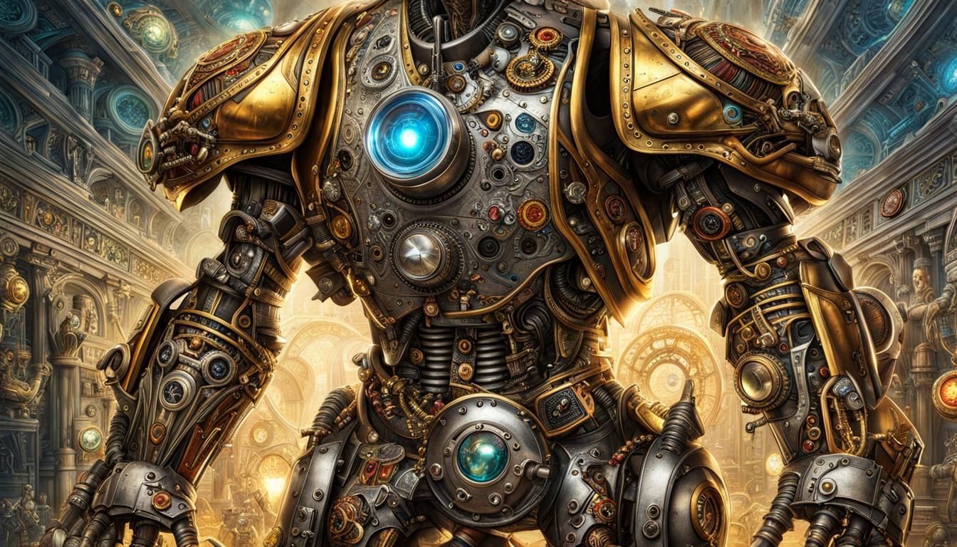 Robot Overlord - AI Generated Artwork - NightCafe Creator