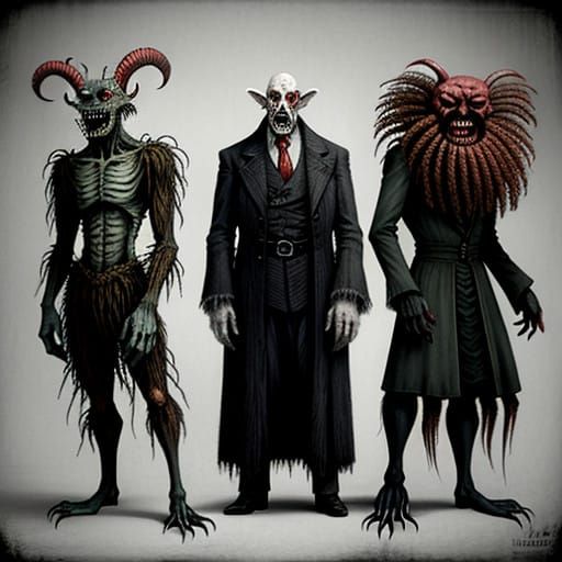 Fearsome Beasts of Ancient Times - AI Art