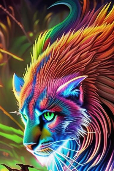 The Manticore by Jim Cheung, by lisa frank, by greg rutkowski ...