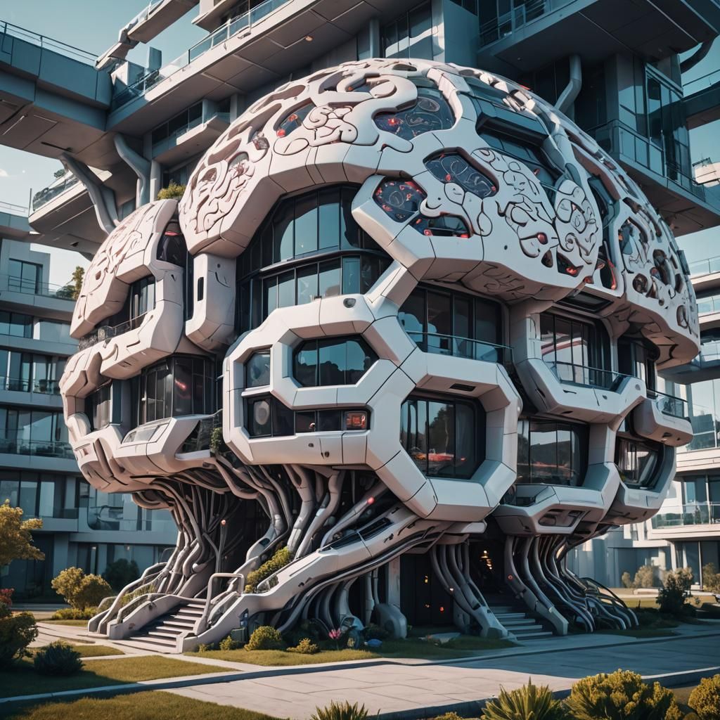 The brain house - AI Generated Artwork - NightCafe Creator