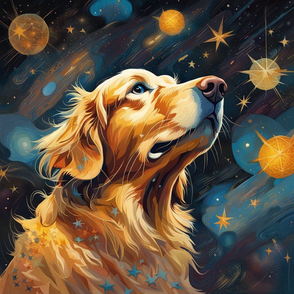 Golden doggo - AI Generated Artwork - NightCafe Creator
