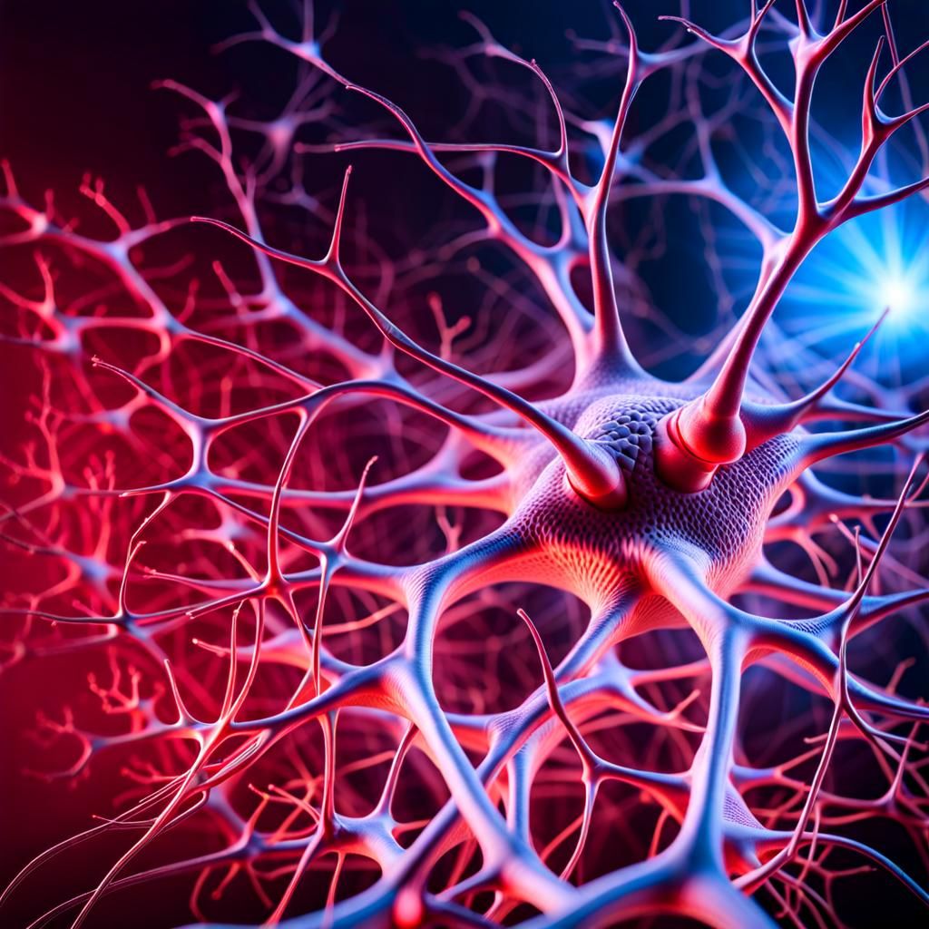 neuron synapses firing - AI Generated Artwork - NightCafe Creator