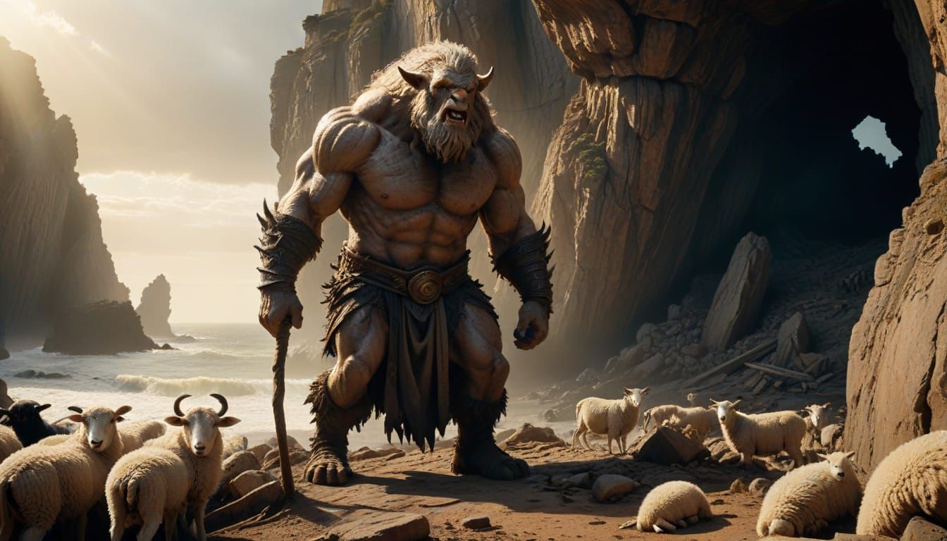 The Giant of Polyphemus - Cyberpunk Cyclops: Giant Polyphemu...