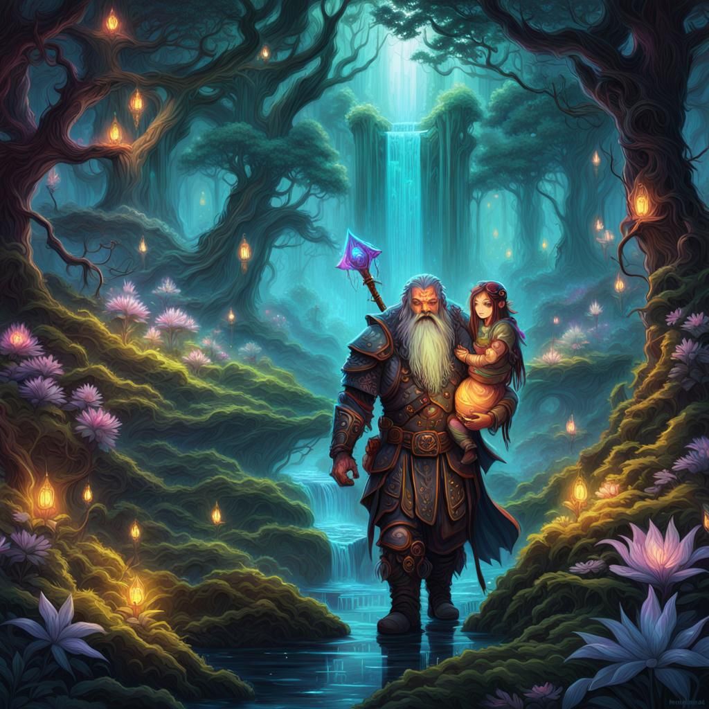 The Dwarf’s Charge (series) - AI Generated Artwork - NightCafe Creator