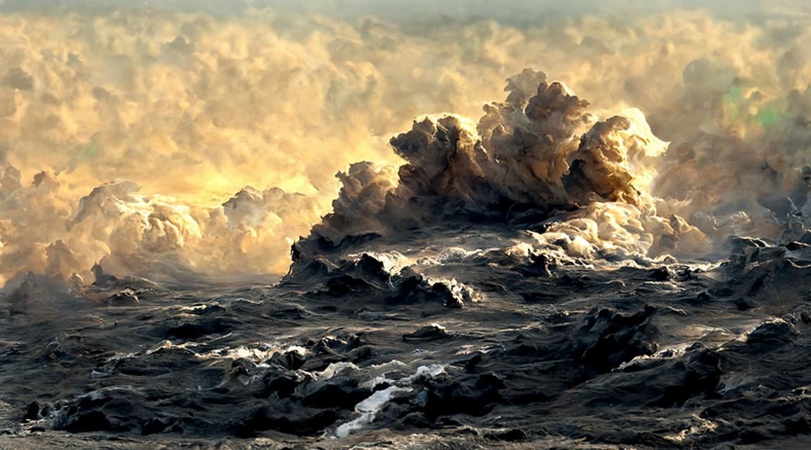 The sea - AI Generated Artwork - NightCafe Creator