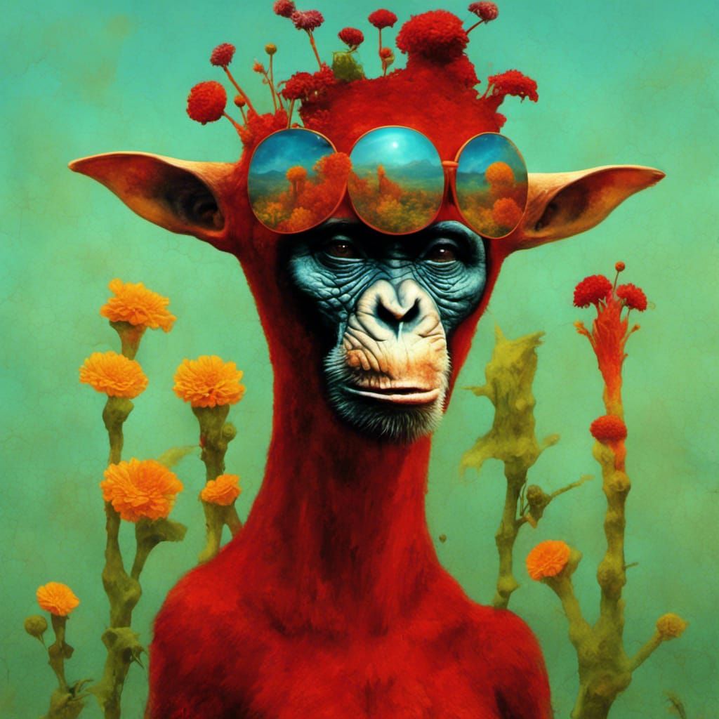 stylize aggrandize anthropomorphized azelea Dazzling chimpanzee gazelle ...