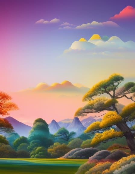 PEACE-SCAPE - AI Generated Artwork - NightCafe Creator