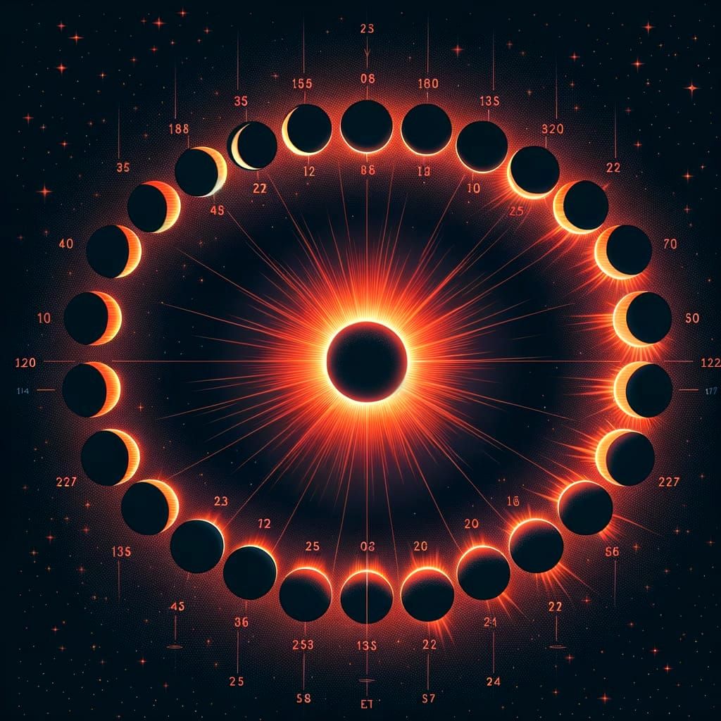 Solar Eclipse Sequence – Arc - Solar Eclipse Sequence – Arc