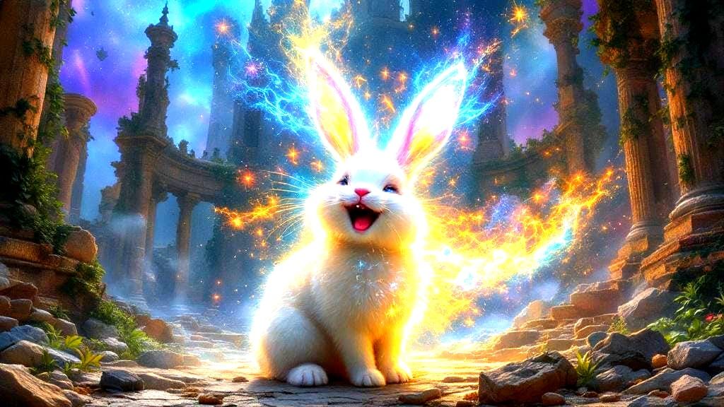 The Final Laugh of the First Flame - Ethereal Bunny Laughing...