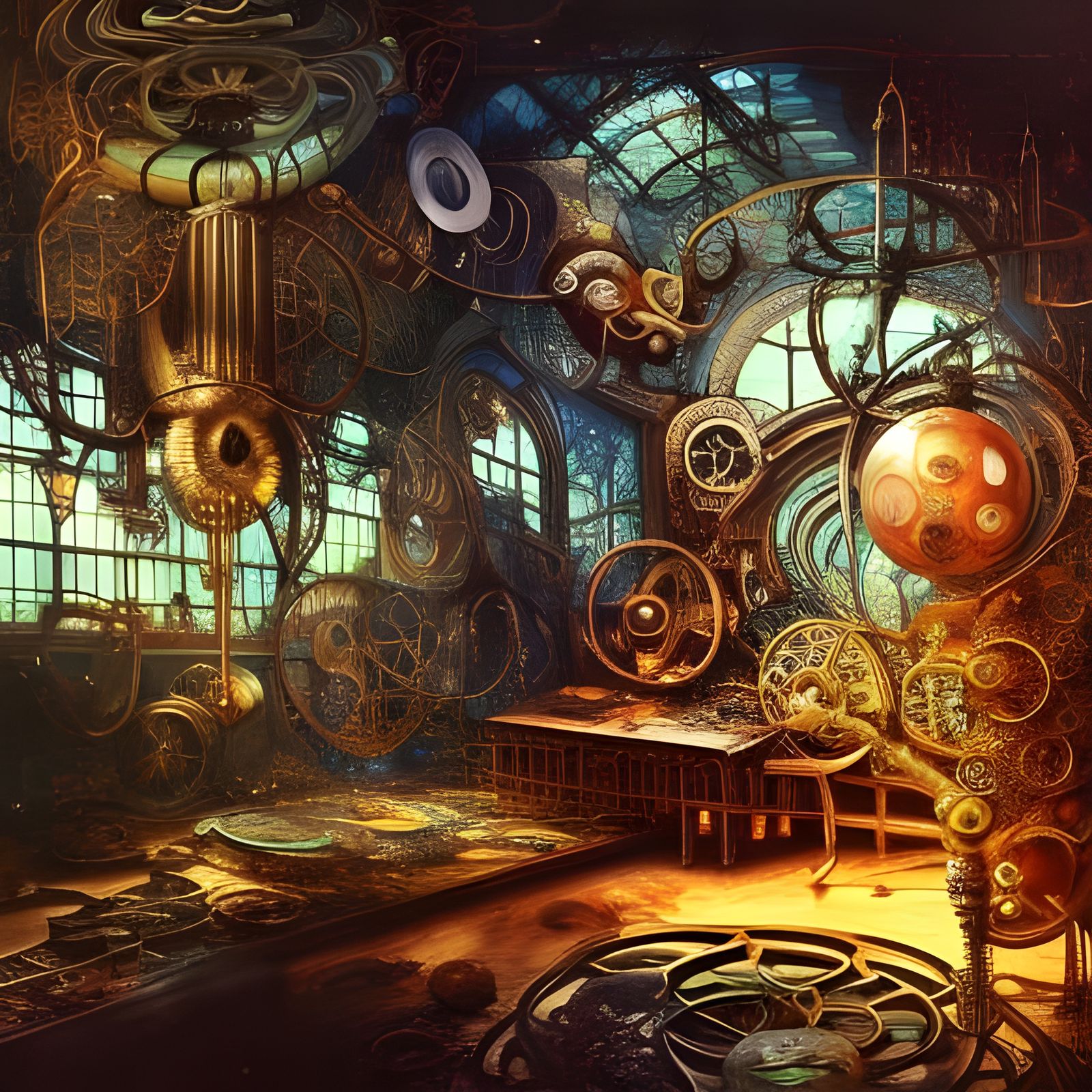 The Magic Workshop - AI Generated Artwork - NightCafe Creator