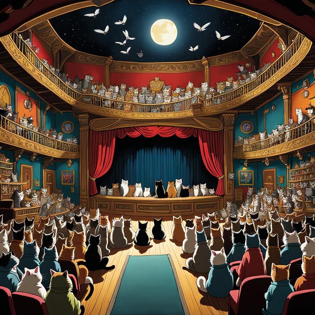 the Cats - AI Generated Artwork - NightCafe Creator