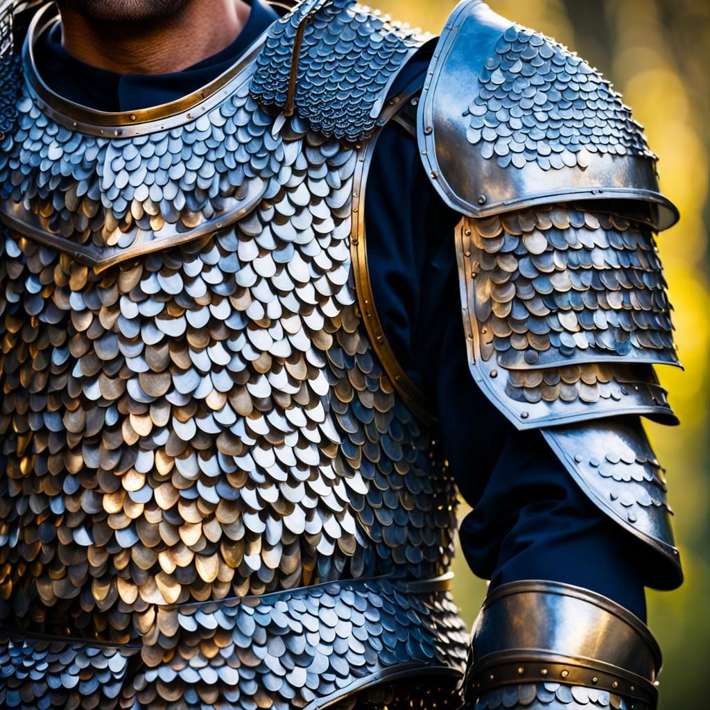 Fantasy Scalemail Armor - AI Generated Artwork - NightCafe Creator