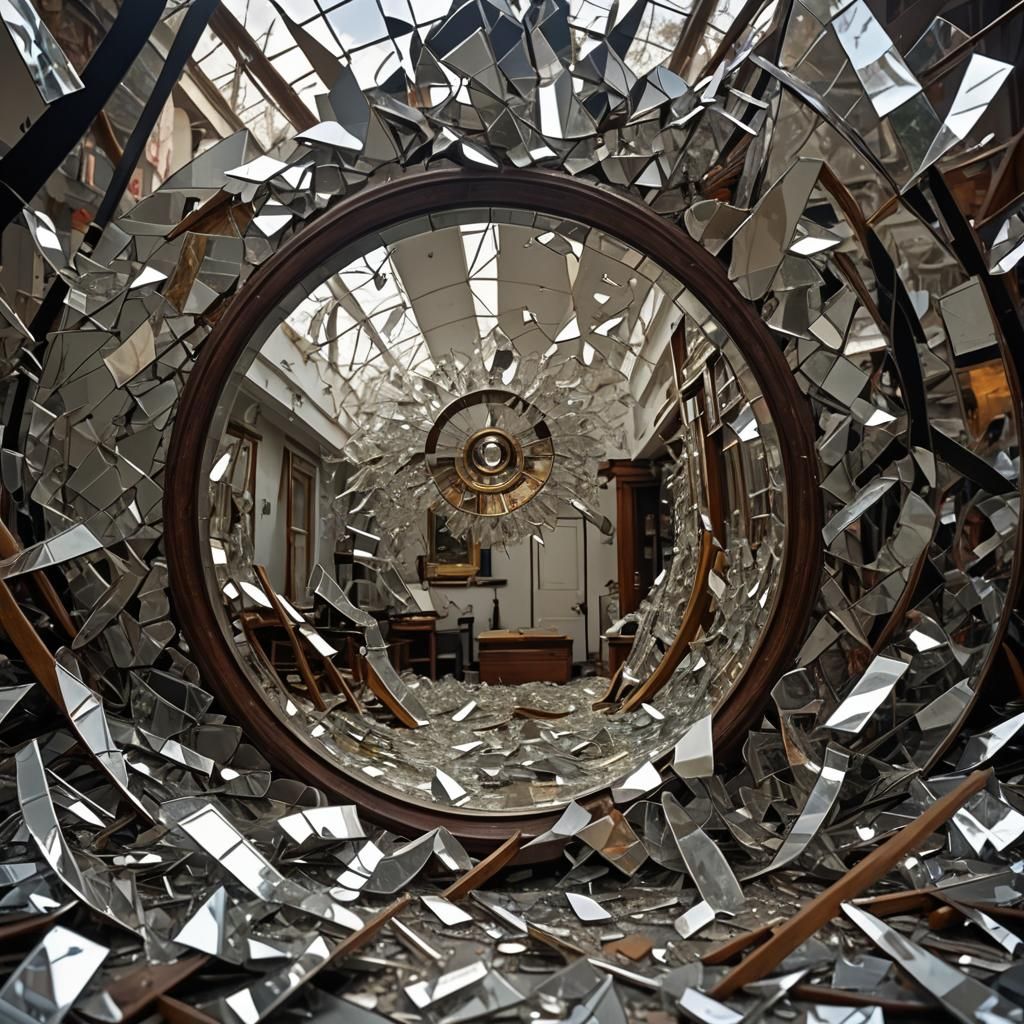 Shattered Things - AI Generated Artwork - NightCafe Creator