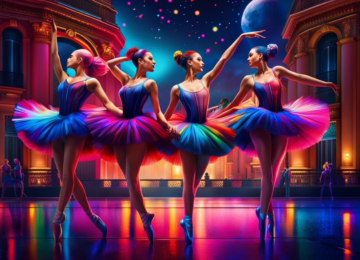 Dancers - AI Generated Artwork - NightCafe Creator