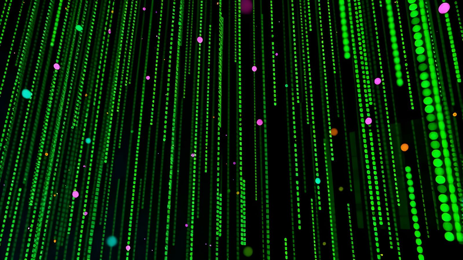 DOT MATRIX - Matrix-Inspired Polka Dot Digital Rain