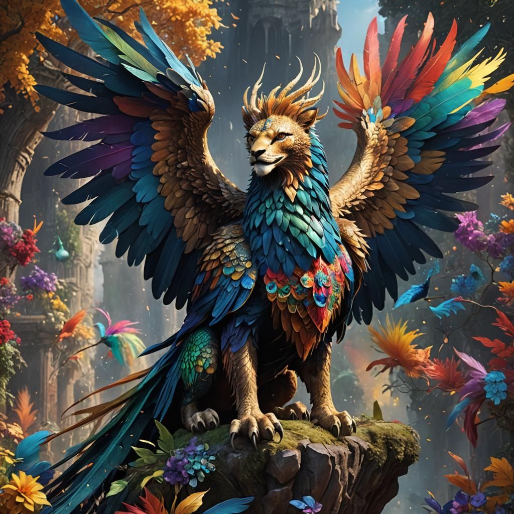 Leo Chimera - AI Generated Artwork - NightCafe Creator