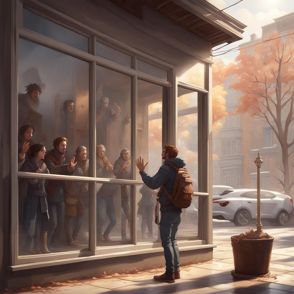 Cause I'm tap, tap, tapping on the glass I'm waving through a window ...