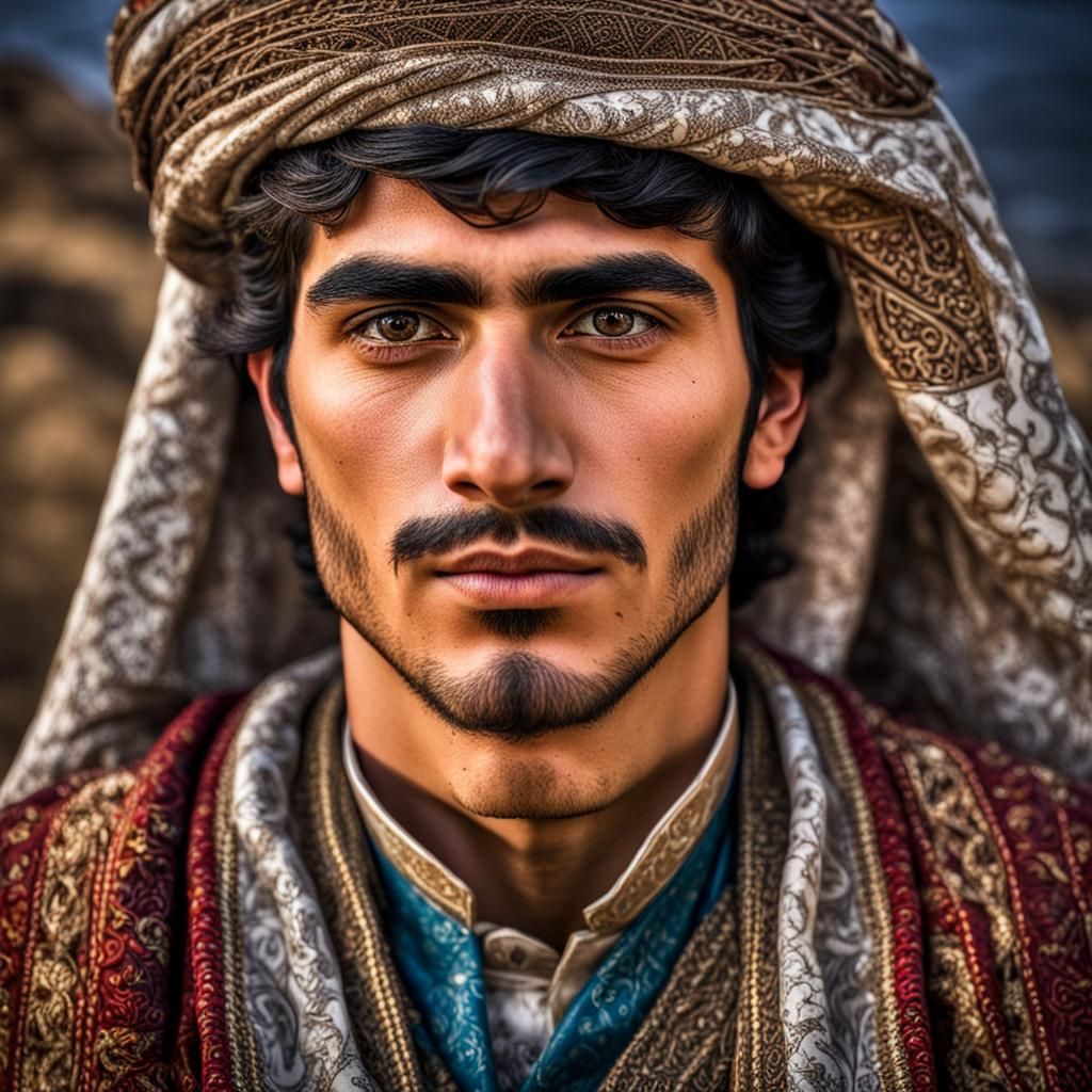 Bahoz Alî, Kurdish Man. - AI Generated Artwork - NightCafe Creator