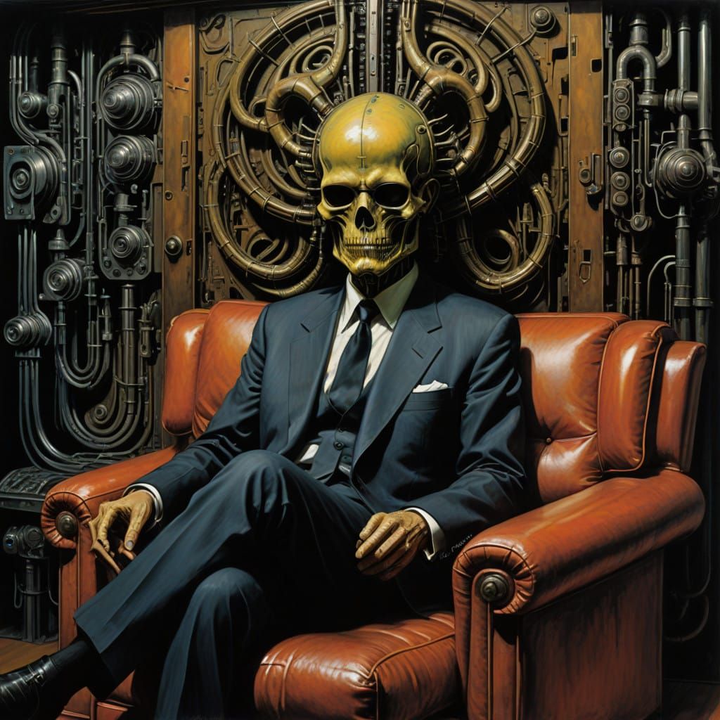 Smug CIA Operative Unravels Amid 1950s LSD Experim... - AI Art