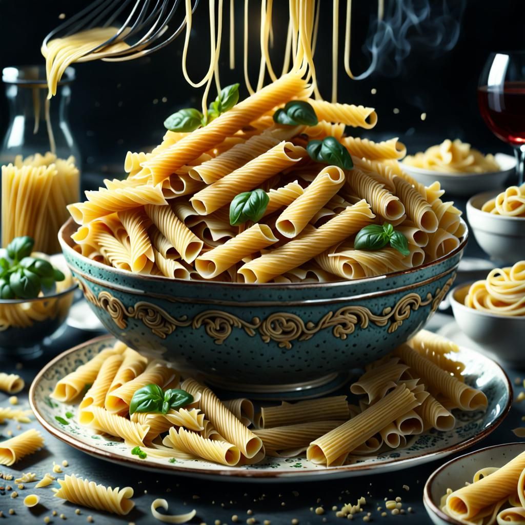 Pasta party - AI Generated Artwork - NightCafe Creator