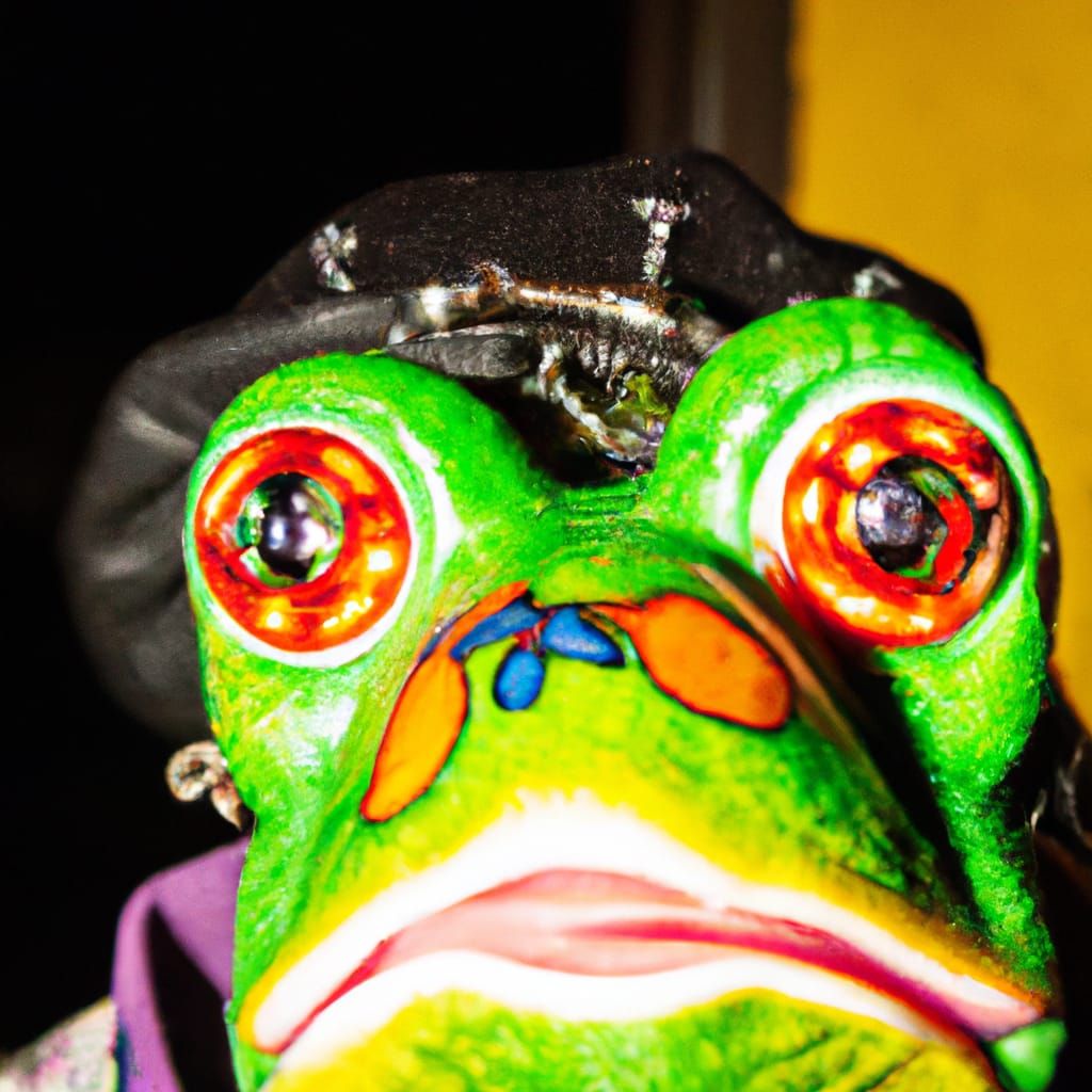 mister frog - AI Generated Artwork - NightCafe Creator