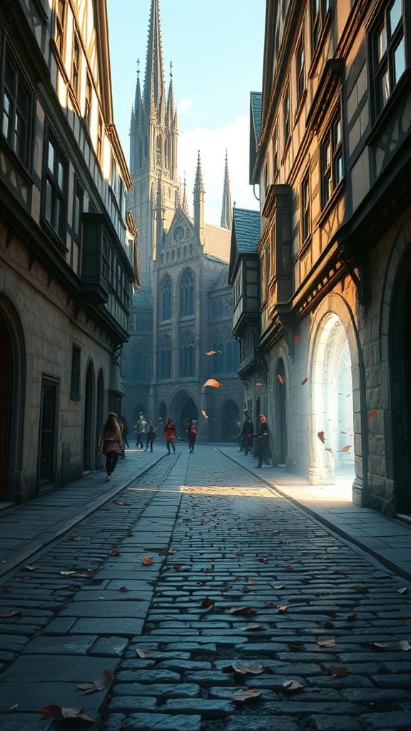 Ethereal Air Elementals Emerge from Iridescent Por... - AI Art