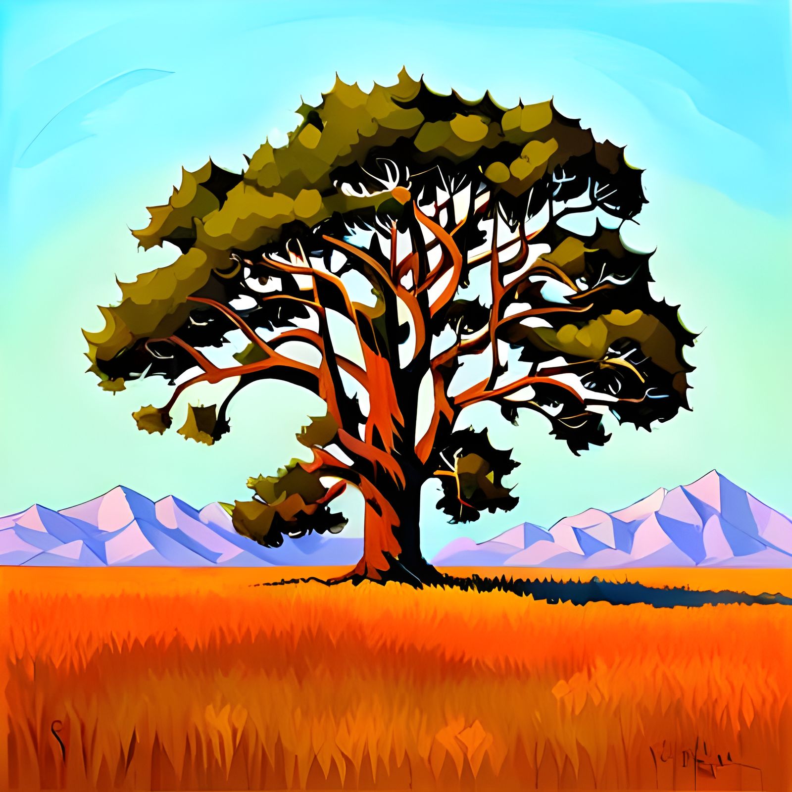 Tree - AI Generated Artwork - NightCafe Creator