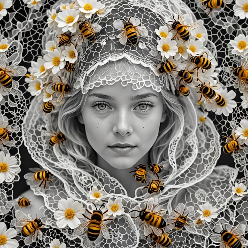 Bees - AI Generated Artwork - NightCafe Creator