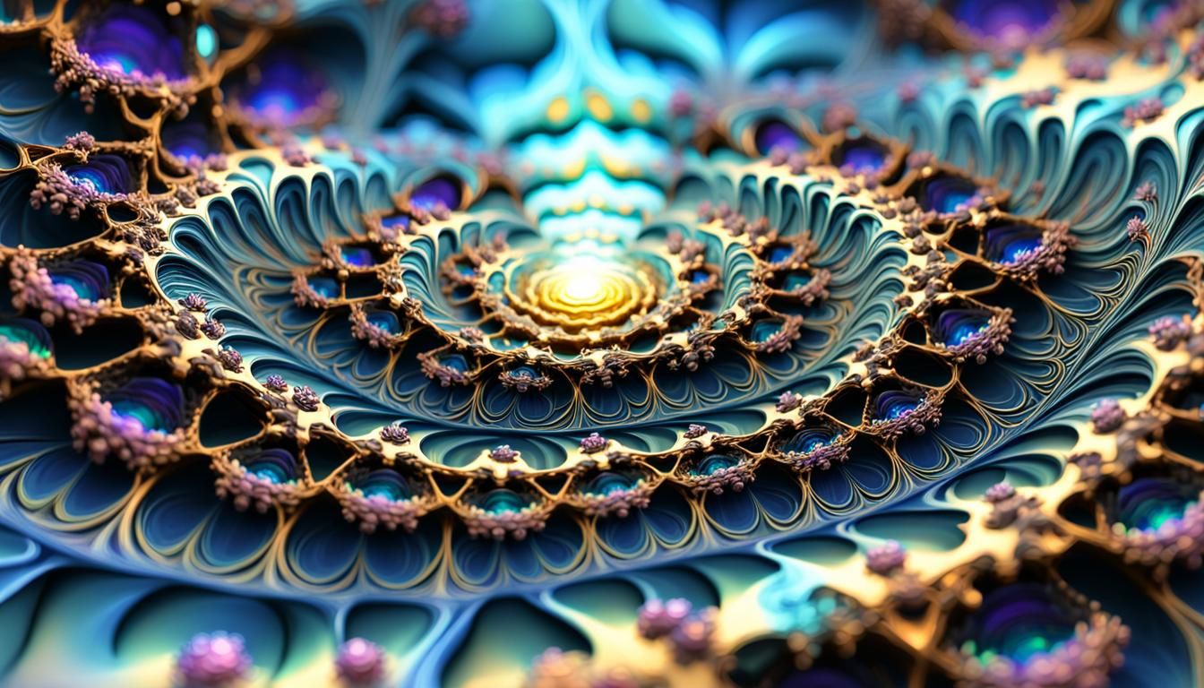 Quantum Mandelmorphic 3d fractal - AI Generated Artwork - NightCafe Creator