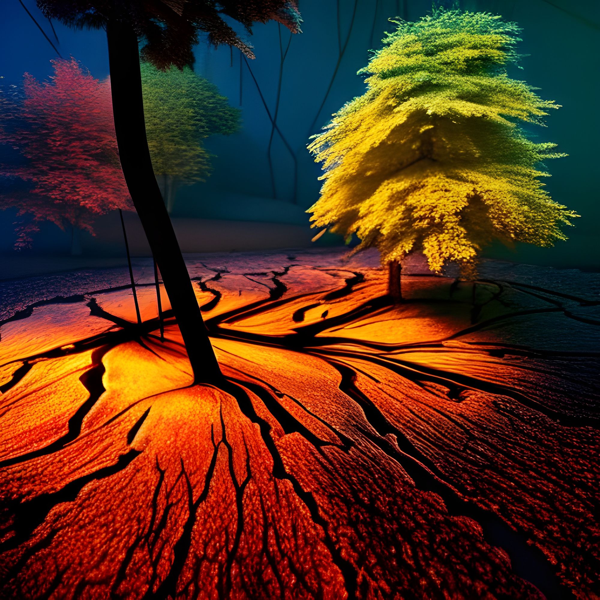 wax trees : r/nightcafe