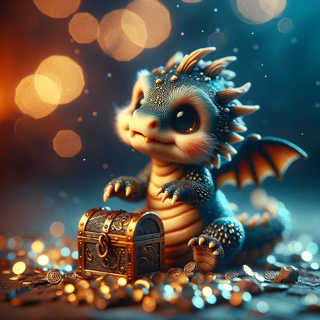 Derpy Dragons - Treasure Guardian - AI Generated Artwork - NightCafe ...